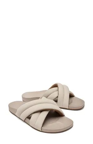 Olukai Hila Slide Sandal - Cloudy/cloudy