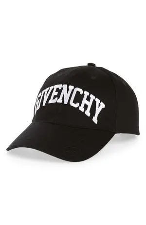 Givenchy Embroidered Logo Baseball Cap - 001-black