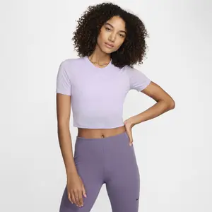 Nike Sportswear Essential Slim Cropped T-shirt Purple