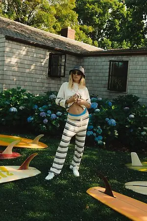 Free People Striped Sweater Set