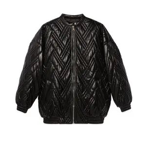 Gucci Quilted Leather Bomber Jacket
