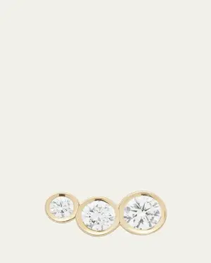 Sophie Bille Brahe Croissant Right Earring - Gold