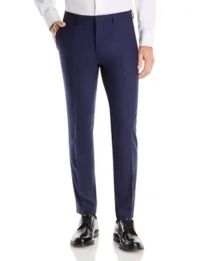 Hugo Hesten Super Extra Slim Fit Suit Pants - Navy