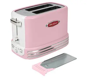 NOSTALGIA Retro 2-slice Bagel Toaster Pink