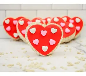 CREATIVE CRISPIES CO. Creative Crispies 6-piece Valentine's Day Cand Heart Treats - One-color