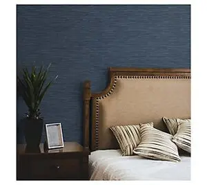 NEXTWALL Cyrus Faux Grasscloth Peel And Stick Wallpaper