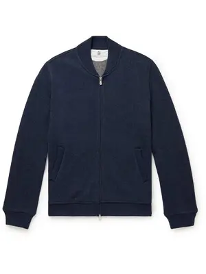 Brunello Cucinelli Virgin Wool-blend Bomber Jacket