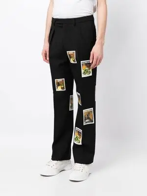 DENIM TEARS Polaroid Print Trousers