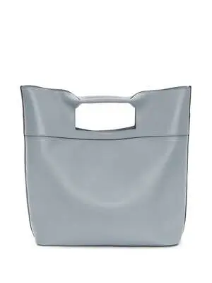 Alexander McQueen Square Leather Tote - 1537 Dove Grey