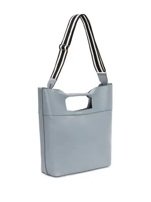 Alexander McQueen Square Leather Tote - 1537 Dove Grey