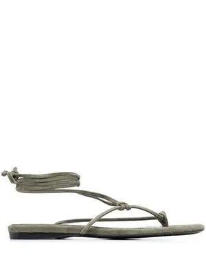 Attico Ankle-tie Flat Sandals