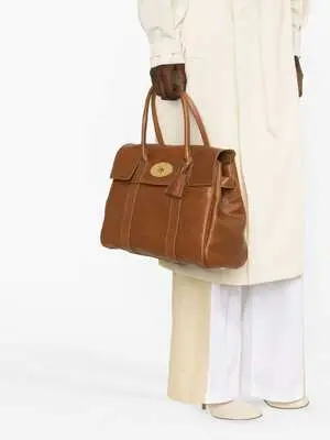Mulberry Bayswater Leather Tote - Brown