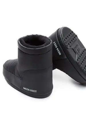 Moon Boot Icon No-lace Boots - Black