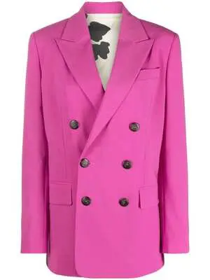Dsquared2 Peak-lapel Double-breasted Blazer - Pink