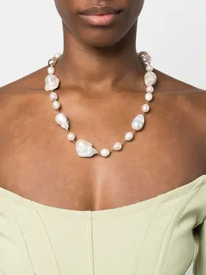 JIL SANDER Pearl-embellished Necklace