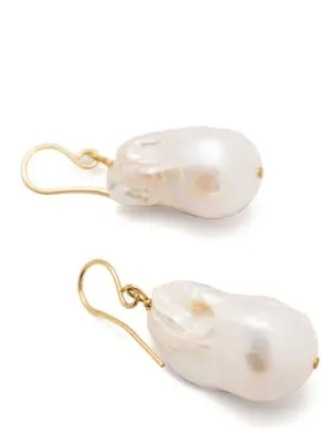 JIL SANDER Pearl-detail Drop Earrings