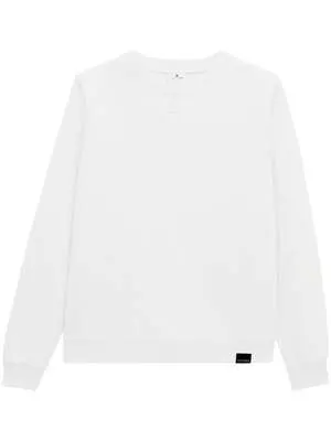 COURREGES Embroidered-logo Cotton Sweatshirt