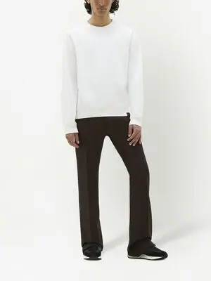 COURREGES Embroidered-logo Cotton Sweatshirt