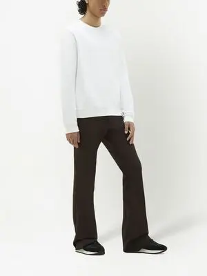COURREGES Embroidered-logo Cotton Sweatshirt