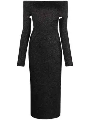 Khaite Marisole Midi Dress - Black