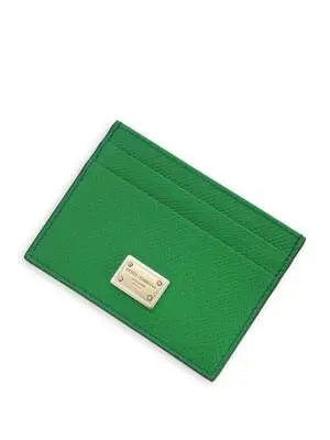 Dolce & Gabbana Logo-tag Leather Card Holder