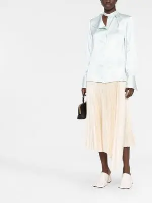 JIL SANDER Asymmetric Silk Blouse