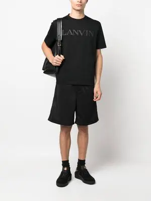 LANVIN Logo-embroidered Track Shorts