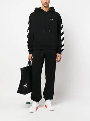 Off-White Logo-print Drawstring Hoodie