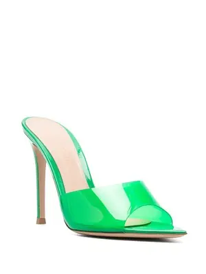 GIANVITO ROSSI Elle 105mm Transparent-strap Sandals