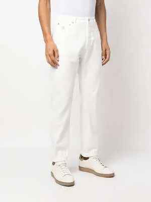 Brunello Cucinelli Straight-leg Jeans - White