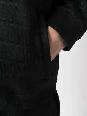 Moschino All-over Debossed Logo Sweatshirt