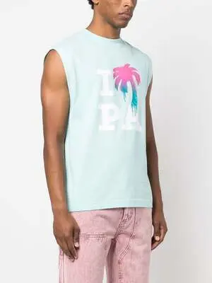 Palm Angels Logo-print Tank Top