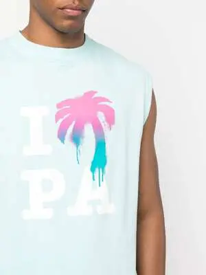Palm Angels Logo-print Tank Top