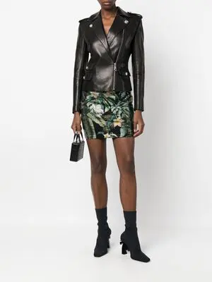 Philipp Plein Crystal-embellished Mini Skirt