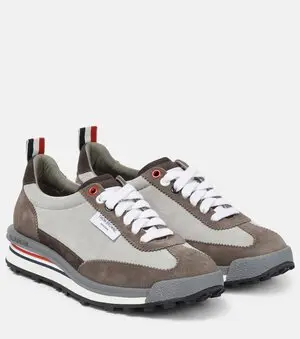 Thom Browne Tech Runner Suede Sneakers
