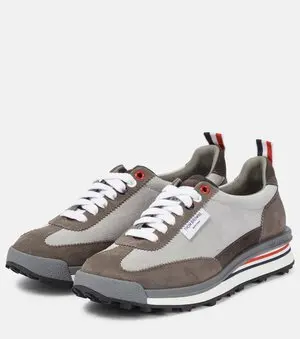 Thom Browne Tech Runner Suede Sneakers