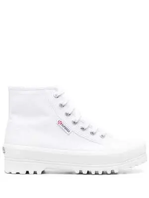 Superga High-top Lace-up Sneakers - White