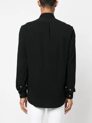 Polo Ralph Lauren Polo Pony Button-collar Shirt - Black