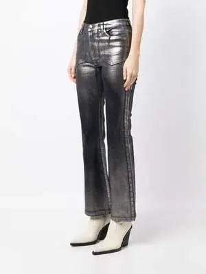 MADISON MAISON Metallic Laminated Jeans