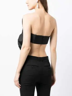 BAMBAH Cropped Bow Tube Top