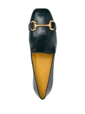 MADISON MAISON 15mm Square-toe Horsebit Loafers - Blue