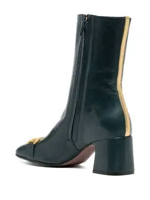 MADISON MAISON 60mm Horsebit Boots - Blue