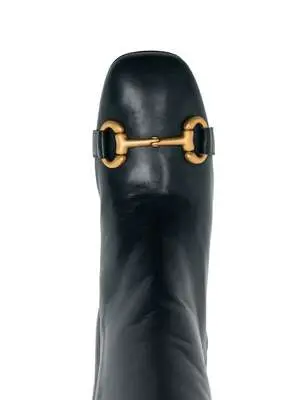 MADISON MAISON 60mm Horsebit Boots - Blue