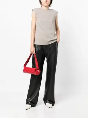 Tibi Padded-shoulder Tank Top