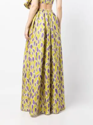 BAMBAH Viola Floral-print Maxi Skirt