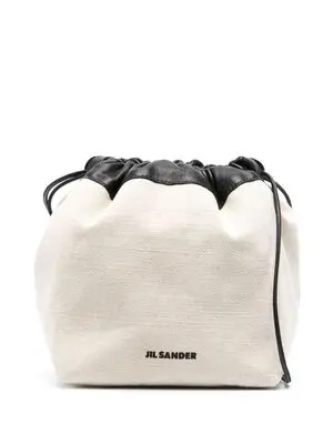 JIL SANDER Logo-print Bucket Bag