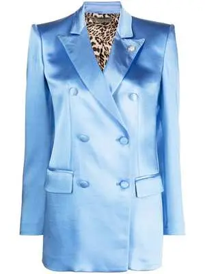 Philipp Plein Double-breasted Blazer - Blue