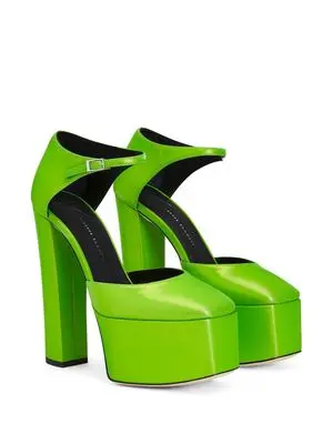 GIUSEPPE ZANOTTI Platform Pumps - Green