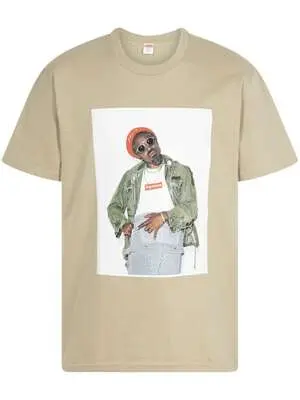 Supreme Andre 3000 Photograph-print T-shirt - Neutrals