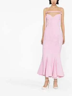 Attico Fishtail-hem Dress